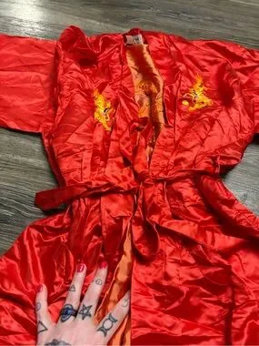 Esme | Intimates & Sleepwear | 7s European Vintage Import Silk Dragon ...